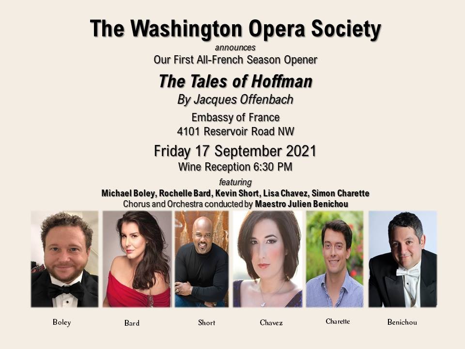 Washington Opera Society Postpones 'The Tales of Hoffman' - OperaWire ...