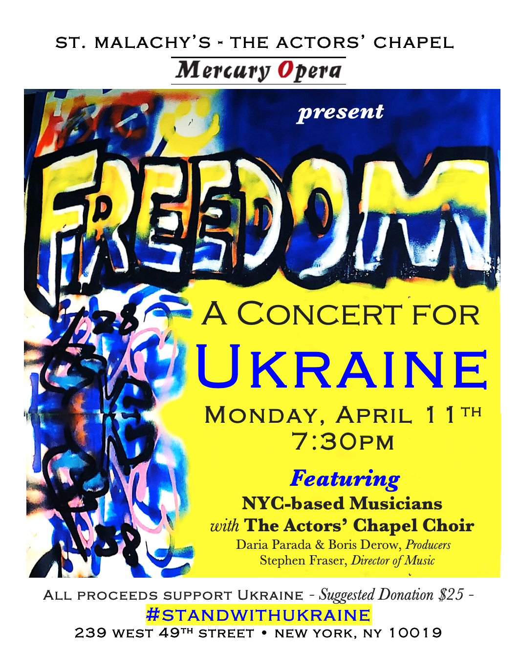 Mercury Opera to Present 'Freedom' Concert for Ukraine - OperaWire ...