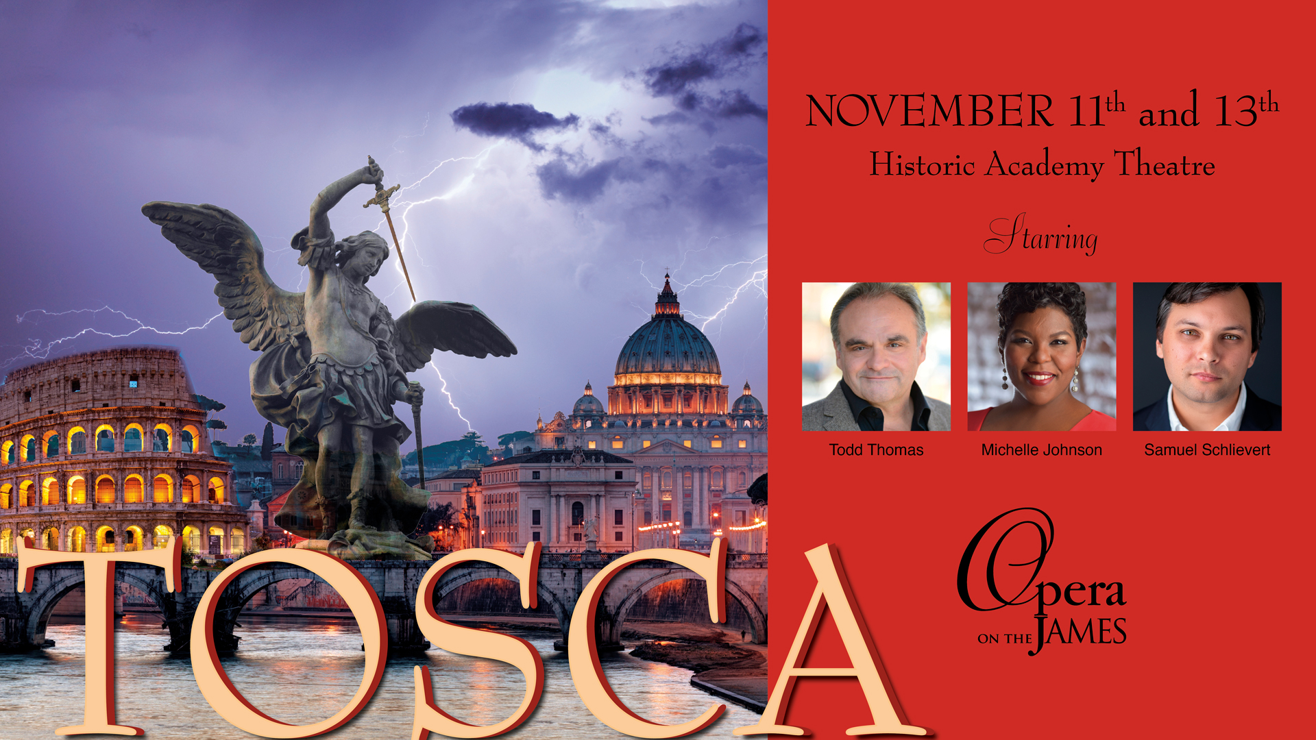 Opera on the James to Present 'Tosca' - OperaWire OperaWire