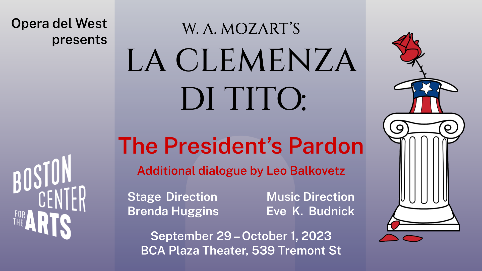 Opera del West to Present 'La Clemenza di Tito' - OperaWire OperaWire