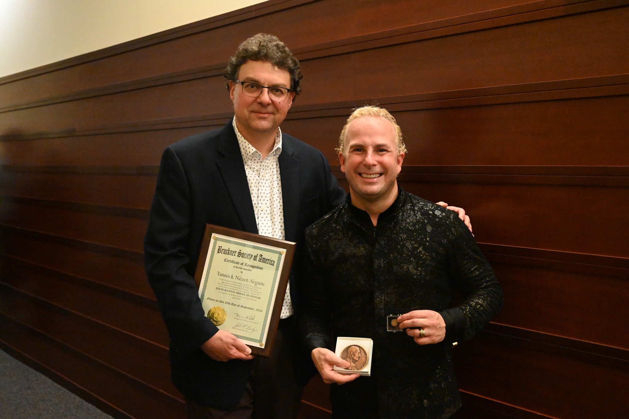 Yannick Nézet-Séguin Receives Kilenyi Bruckner Medal of Honor ...