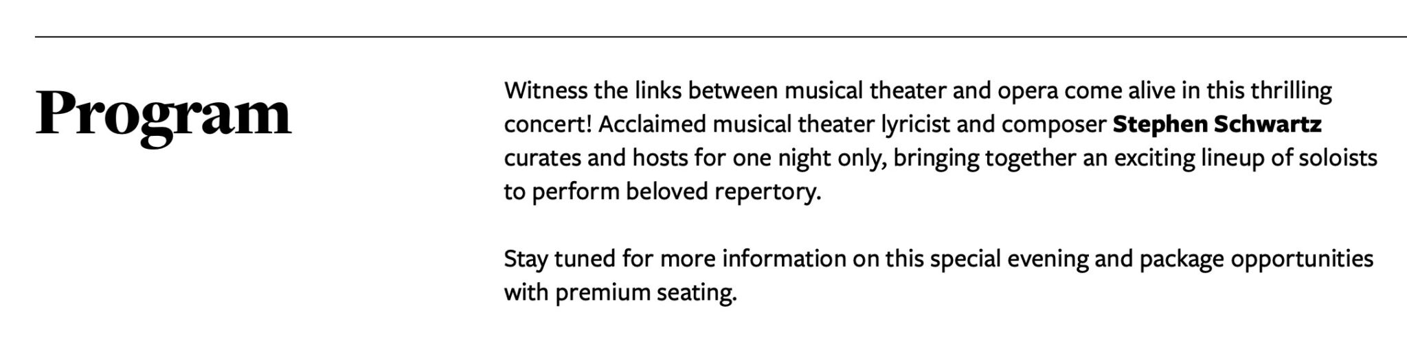 Stephen Schwartz Cancels Washington National Opera Gala Following ...
