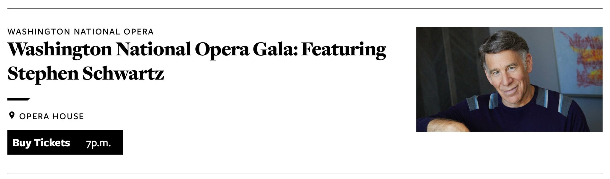 Stephen Schwartz Cancels Washington National Opera Gala Following ...